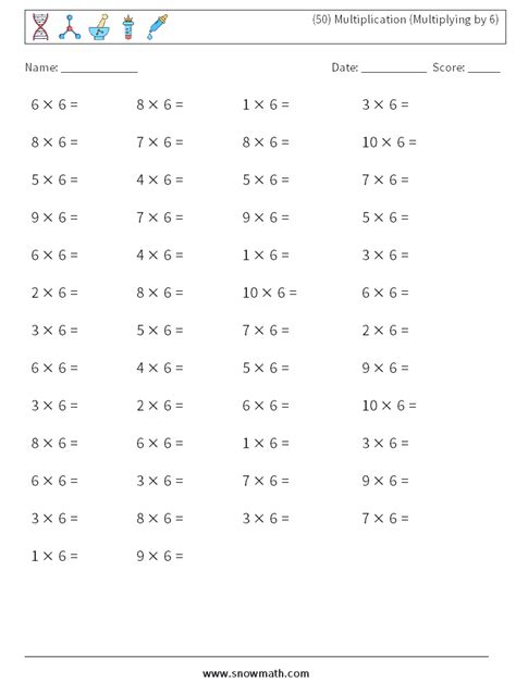 6th Grade Math Worksheets Multiplication Multiplication Worksheets