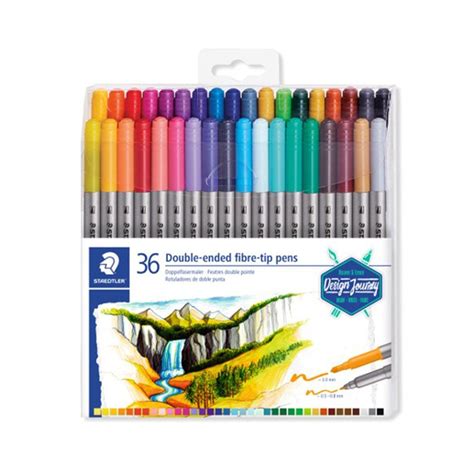 Buy Staedtler Fibre Tip Double Ended Marker Pack Of 36 Mydeal Australia