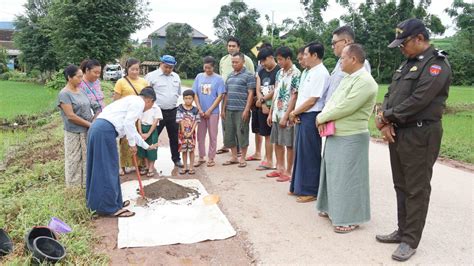 ပဲခူးတိုင်းဒေသကြီးဝန်ကြီးချုပ် ဦးမျိုးဆွေဝင်း လက်ပံတန်းမြို့၌ မိုးရာသီ