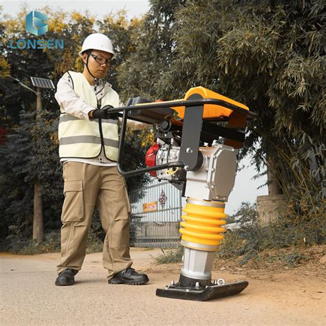 75 Kg Aluminum Construction Soil Impact Rammer Tamping Compactor