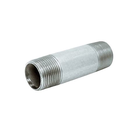 Galvanized Nipple 12 In X 2 In Sold Each In The Galvanized Pipe