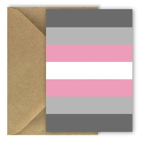 Demigirl Pride Flag Greeting Card Rectangle The Pride Shop®