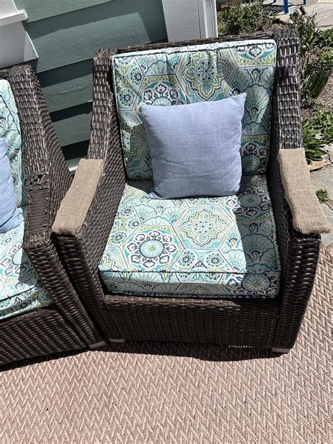 Quick Fix For Broken Wicker Arms On Outdoor Arm Chairs Karins Kottage