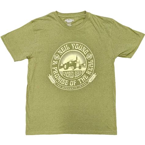 Neil Young Tractor Seal Green T Shirt ¦ Eyesore Merch