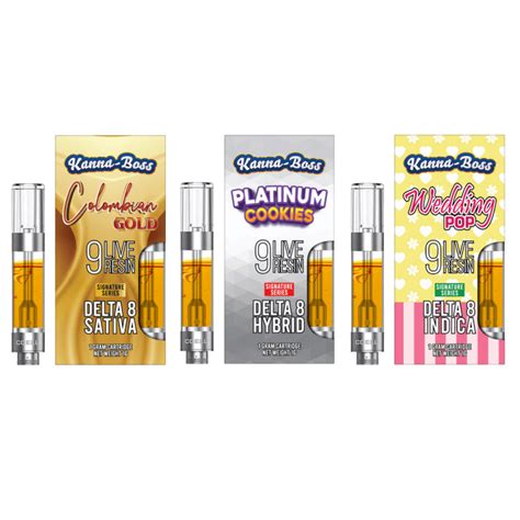 Kanna Boss Live Resin Delta 8 Cartridge 1 Gram