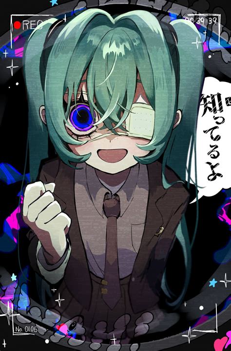 Hatsune Miku Vocaloid And 1 More Drawn By Muus0913 Danbooru