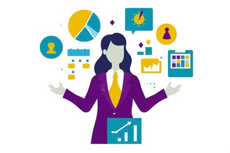 Ai Punk Female Manager Illustration Premium Ai Generated Vector