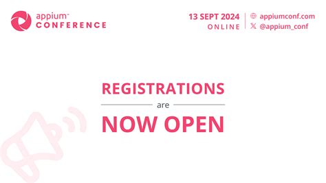 Appium Conf 2024 Online 13 September 2024 General Meetups Confs Devtalk