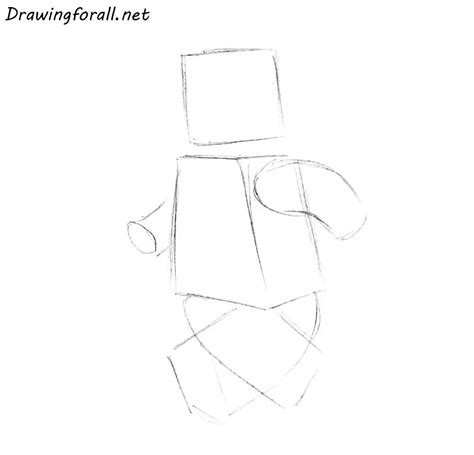 How To Draw Lego Man