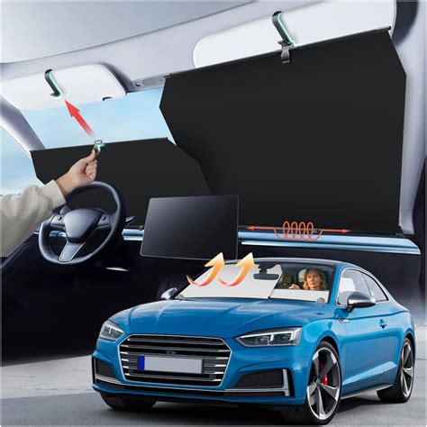 Epltion 2026 Auto Retractable Car Windshield Sun Shade