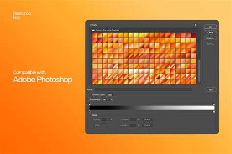 Orange Gradient Background Color Code