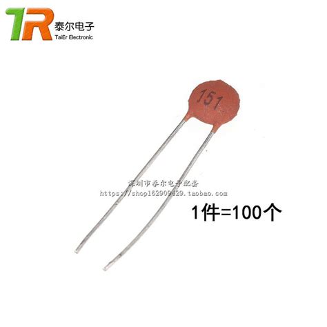 Ceramic Capacitor 150p 151 50v Magnetic Capacitor Ceramic Dielectric