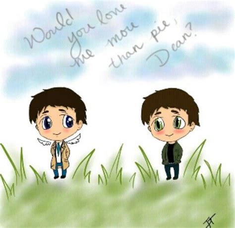 Destiel Destiel Cute Anime