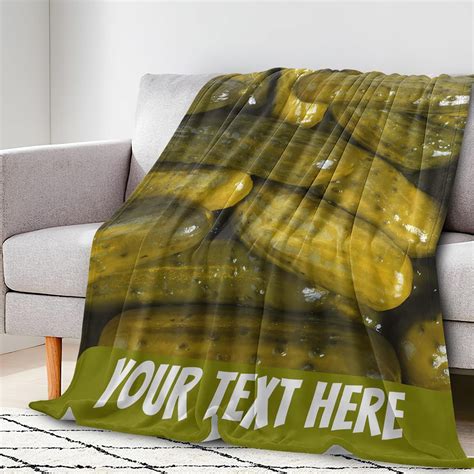 Dill Pickles Blanket Pickle Ts For Women Girls Boys 50x 40 Soft