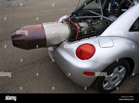 Jet Turbine Engine From Helicopter Installed In 2000 Volkswagen