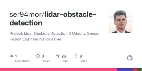 GitHub Ser Mor Lidar Obstacle Detection Project Lidar Obstacle Detection Udacity Sensor