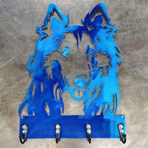 Rough Collie Key And Leash Hanger