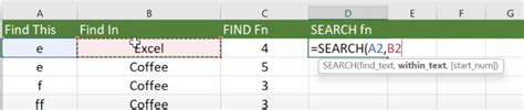 How To Use The SEARCH Function In Excel FIND Vs SEARCH Function ExcelTutorial
