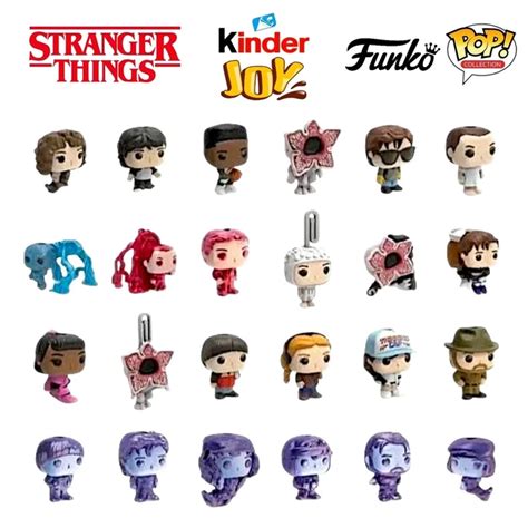 Stranger Things Funko Pop Kinder Joy 2025 Scegli Il Tuo Personaggio Eur