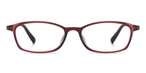 Pryce Rectangle Red Glasses For Men And Women Lensmart