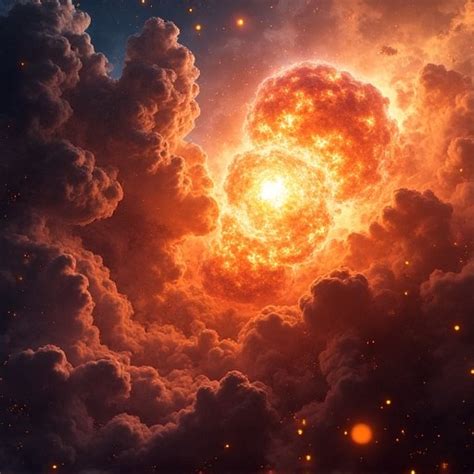 Nuclear Explosion In Space Stable Diffusion Online