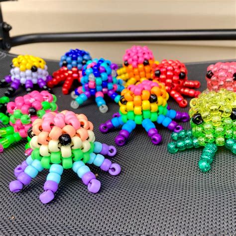 Adopt A Pet Kandi Octopus Desk Buddy Cute Beaded Octopus Kandi Animal