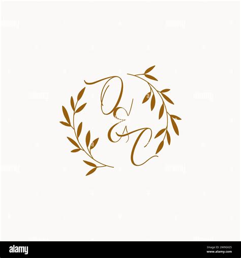 Oc Initial Wedding Monogram Logo Design Stock Vector Image And Art Alamy