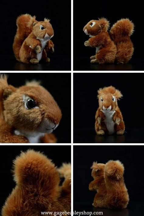 Lifelike Squirrel Plush Toy