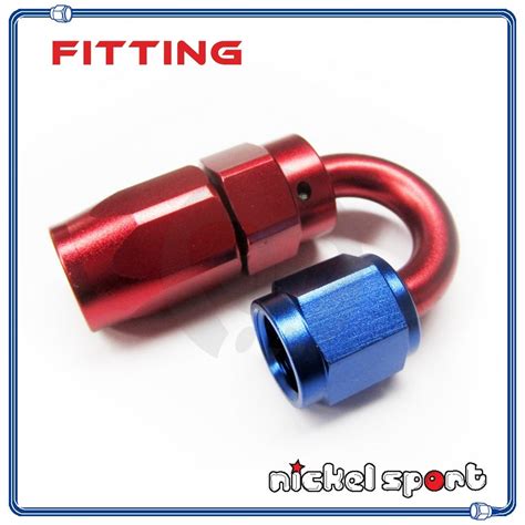 6an An6 Swivel Hose End 180° Aluminum Fitting Adapter Ebay Australia