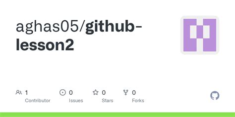 GitHub Aghas05 Github Lesson2