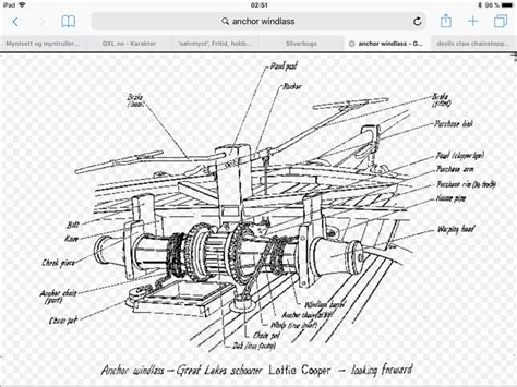 Anchor Windlass Diagram