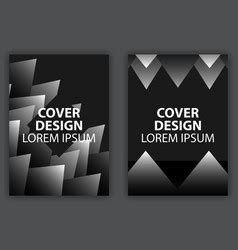 Abstract Black Curved Overlap Layer Design On Vector Image