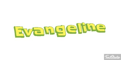 Evangeline Name Animated  Logo Designs