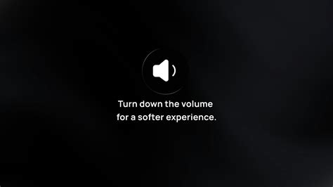 Turn Up Volume For Best Experience • Motion Graphics Template • Uppbeat