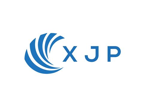 Xjp Letter Logo Design On White Background Xjp Creative Circle Letter Logo Concept Xjp Letter