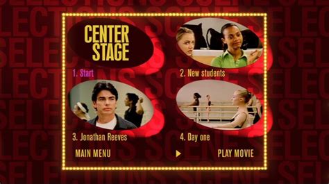 Center Stage 2000 Dvd Menus