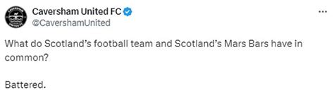 Battered Like A Mars Bar Fans Mock Scotlands Dire Start To Euro 2024