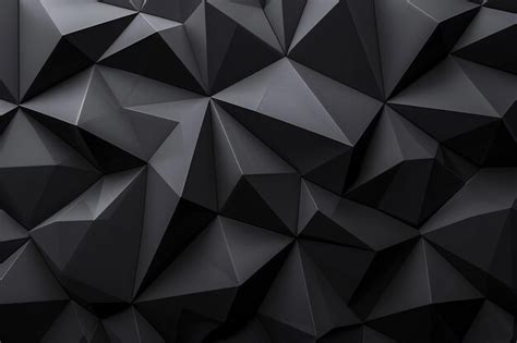 Premium Photo A Dark Grey And Black Abstract Geometric Background With A Dark Background