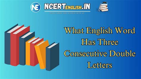 what english word has three consecutive double letters