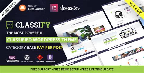Classify Classified Ads Wordpress Theme By Joinwebs Themeforest