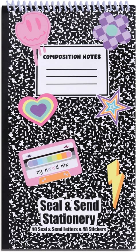 Iscream Seal And Send 40 Sheet Stationery Note Card Pad