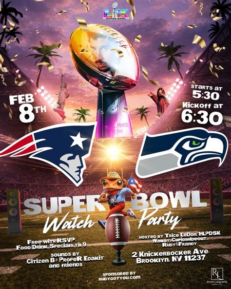 Super Bowl Watch Party Brooklyn Nyc 2026 Free Tickets Mts Productions