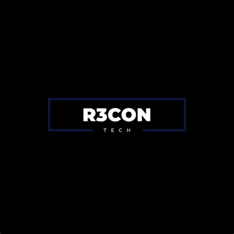 R3con Logo Reveal Youtube