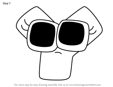 How To Draw Y Lowercase From The Alphabet Lore The Alphabet Lore Step By Step