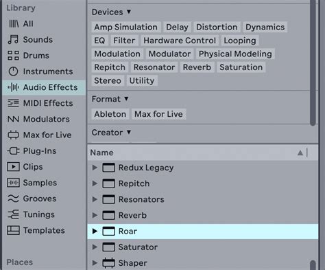Working With Instruments And Effects — Ableton Reference Manual Version