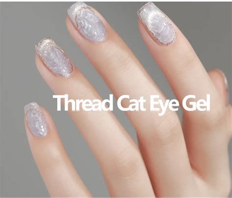 Super Popular Eye Galaxy Cat Eyes Gel Nail With Holographic Effect Cat