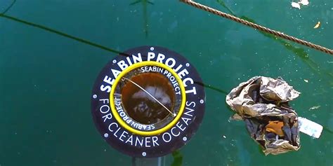 Seabin Is A Floating Rubbish Bin That Collects Garbage From The Sea