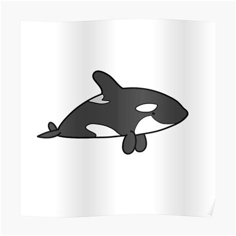 Chibi Orca Poster By Orcaqueen Redbubble