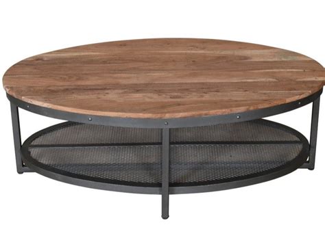 Round Iron Wooden Coffee Table For Restaurant With Storage At Rs 9500