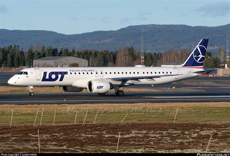Sp Lec Lot Polish Airlines Embraer E195 E2 Erj 190 400 Std Photo By